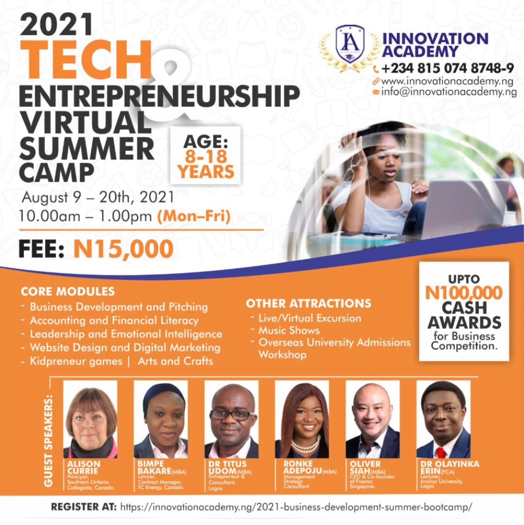 2021 Summer Camp - Innovation Academy